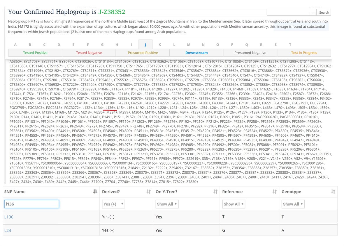 J2a-L24-Y-DNA - Activity Feed | FamilyTreeDNA